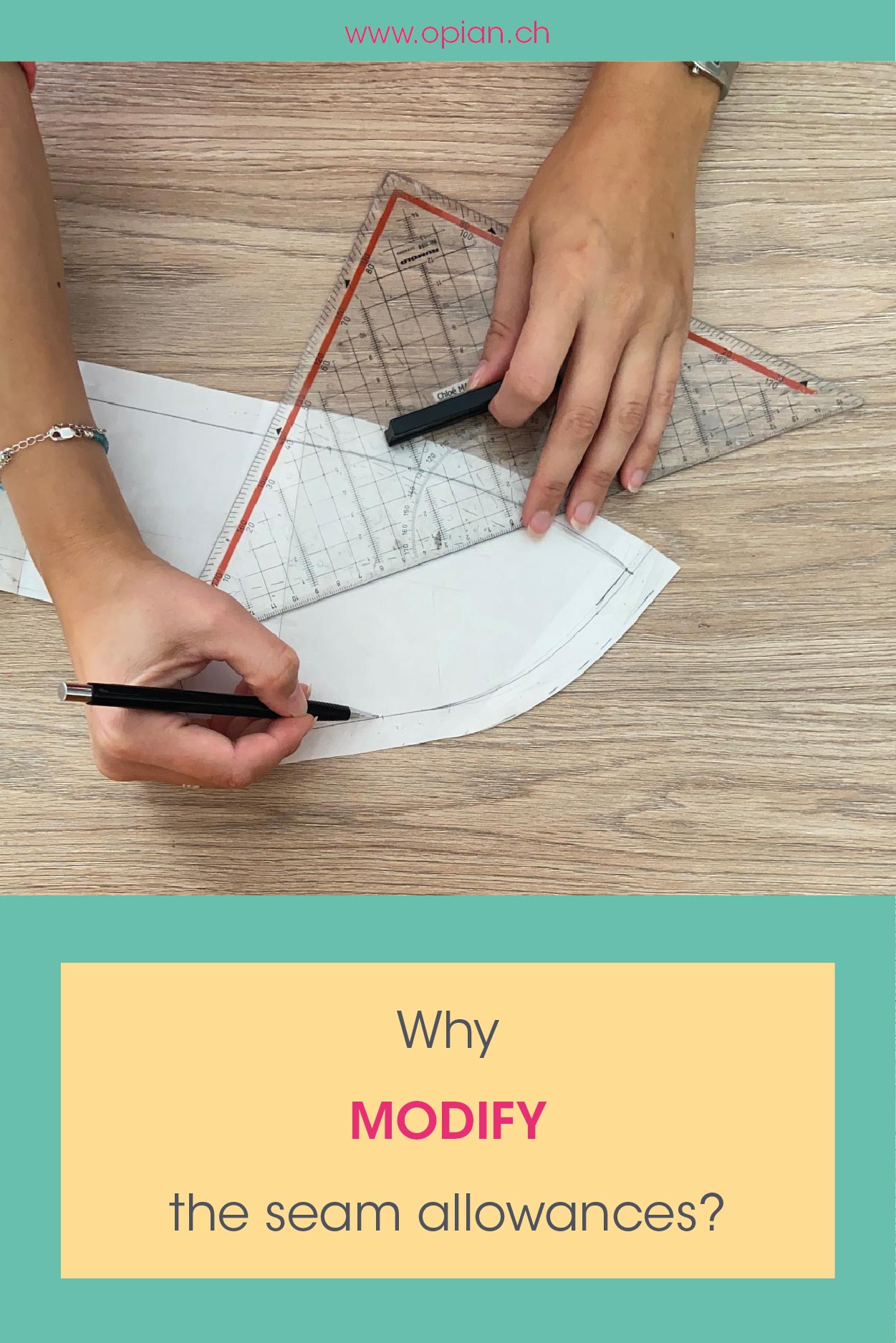 Why modifiy de seam allowances of a sewing pattern